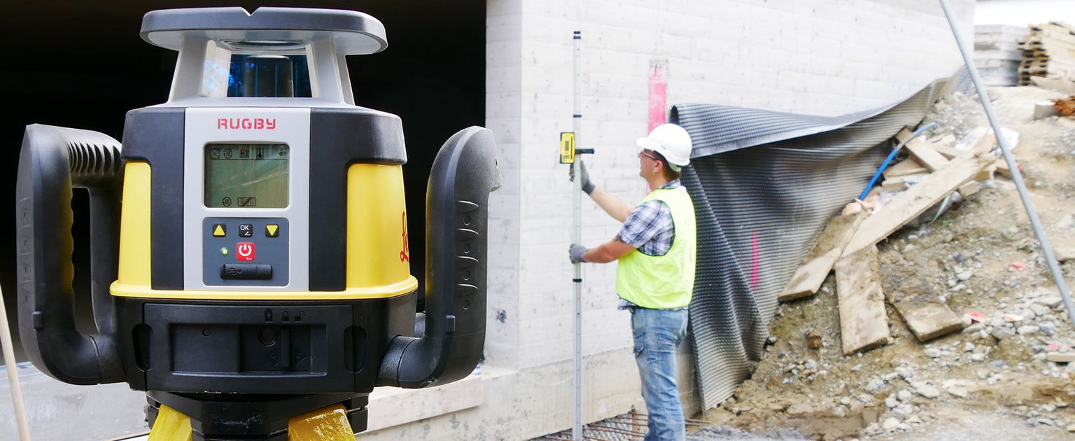 Leica RUGBY Rotating Lasers — QL Equipment